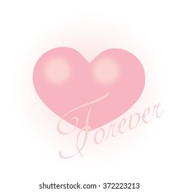 Heart Forever Love Logo Stock Vector (Royalty Free) 372223213 ...