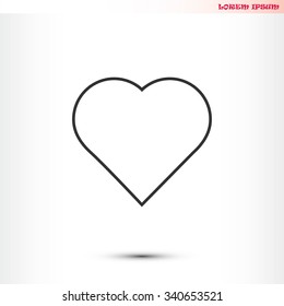 Heart Icon Stock Vector (Royalty Free) 340653521 | Shutterstock