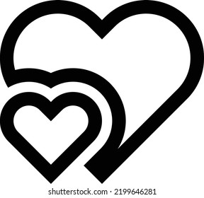Heart Icon Logo Symbol Stock Vector (Royalty Free) 2199646281 ...