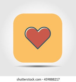 254,994 Heart outline icons Images, Stock Photos & Vectors | Shutterstock