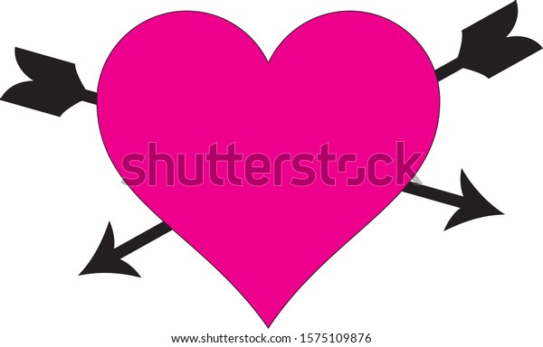 Heart Icon Vector Perfect Love Symbol Stock Vector (Royalty Free ...