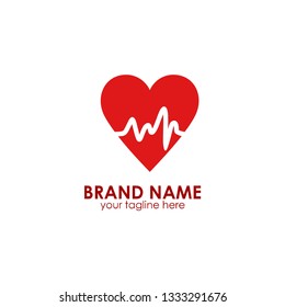 Heart Logo Stock Vector (Royalty Free) 752120602