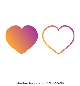 Heart Like Icon Stock Vector (Royalty Free) 1134866636 | Shutterstock