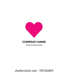 Heart Logo Design Vector Sign Template 库存矢量图（免版税）787356895 | Shutterstock