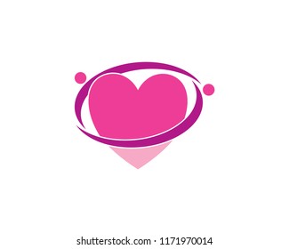 Heart Logo Icon Stock Vector (Royalty Free) 1171970014 | Shutterstock