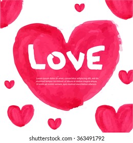 Heart Love Letters Inside Stock Vector (Royalty Free) 363491792 ...