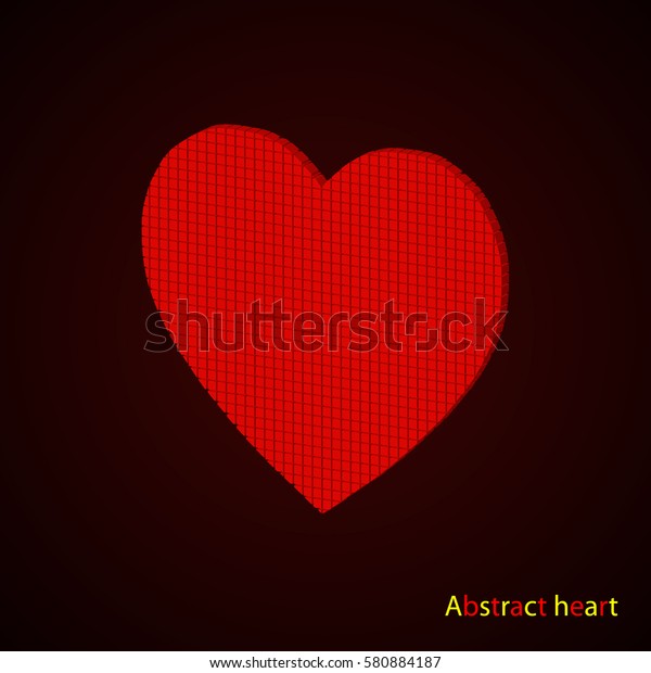 Heart Love Pixel Icon Vector Illustration Stock Vector (Royalty Free ...