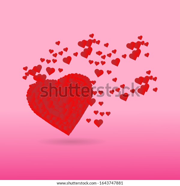 Heart Love Vector Stylish Illustrations Elements Stock Vector (Royalty ...