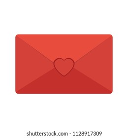 Heart Mail Cartoon Vector Free Space Stock Vector (Royalty Free ...