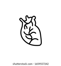 Heart Man Heart Human Heart Icon Stock Vector (Royalty Free) 1659557242 ...
