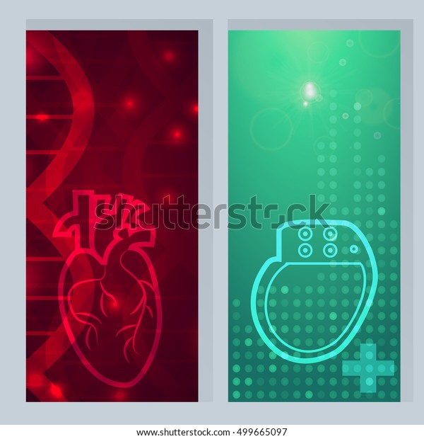 Heart Pacemaker Lifesaver Logo 2 Medical Stock Vector (Royalty Free ...