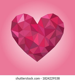 Heart Prism Vector Design Template Stock Vector (Royalty Free ...