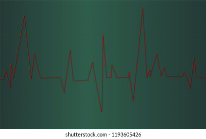 Heart Pulse Graphic Vector Illustration Eps Stock Vector (Royalty Free ...