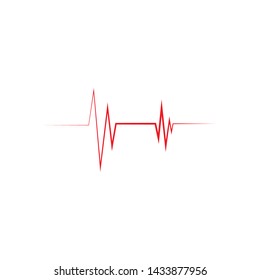 Heart Rate Icon Design Vector Template Stock Vector (Royalty Free ...