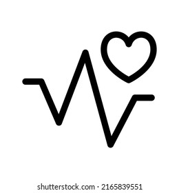 Heart Rate Icon Vector Symbol Design Stock Vector (Royalty Free ...