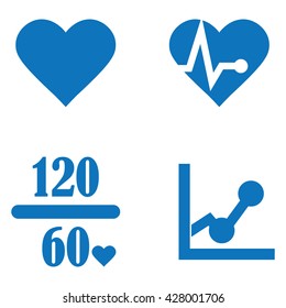 Heart Rate Icons Stock Vector (Royalty Free) 428001706 | Shutterstock