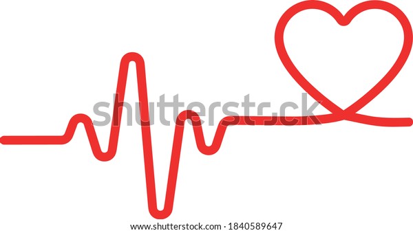 Heart Rhythm Set Electrocardiogram Ecg Ekg Stock Vector (Royalty Free ...