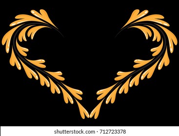 Heart Shape Vector Design Stock Vector (Royalty Free) 712723378 ...