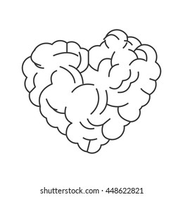9,039 Heart Shaped Brain Images, Stock Photos & Vectors | Shutterstock