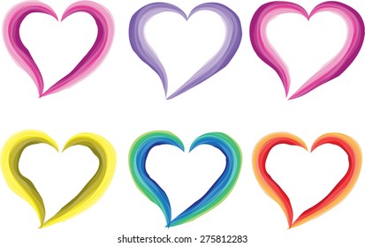 Heart Shapes Stock Vector (Royalty Free) 275812325
