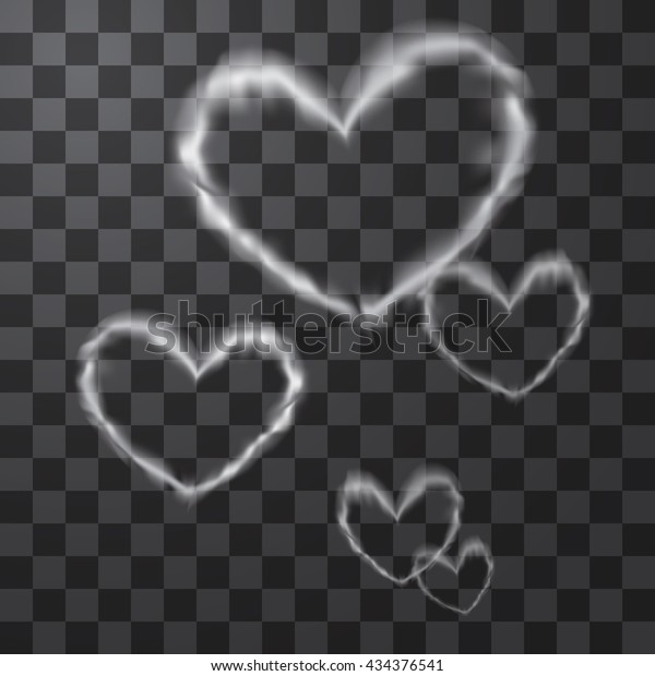 Heart Smoke Abstract Illustration Stock Vector (Royalty Free) 434376541