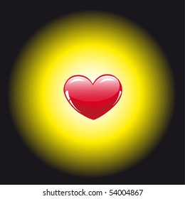 Heart Sunshine Stock Vector (Royalty Free) 54004867 | Shutterstock