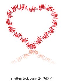 Heart Swooshes Stock Vector (Royalty Free) 24476344 | Shutterstock