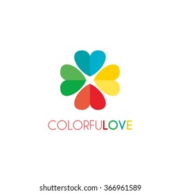 Heart Symbol Logo Icon Design Template Stock Vector (Royalty Free ...