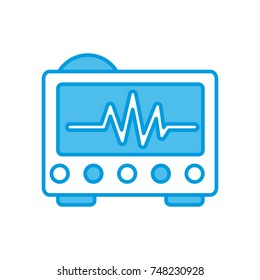Heartbeat Medical Machine Stock Vector (Royalty Free) 748230928 ...