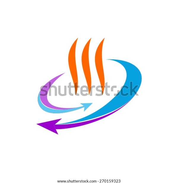 Heat Circulation Cooling Concept Logo: เวกเตอร์สต็อก (ปลอดค่าลิขสิทธิ์ ...