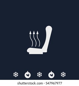 Heated Seat Icon Stock Vector (Royalty Free) 547967977 | Shutterstock