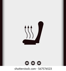 Vektor Stok Heated Seat Icon (Tanpa Royalti) 547967977 | Shutterstock