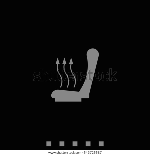 Heated Seat Icon Stock Vector (Royalty Free) 543725587 | Shutterstock