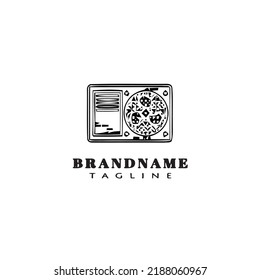 Heater Logo Design Template Black Modern Stock Vector (Royalty Free ...