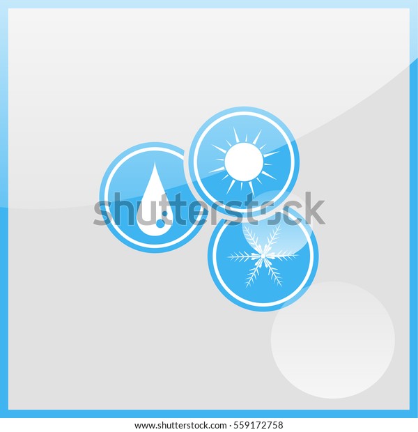 Heating Ventilating Air Conditioning Symbols Stock Vector (Royalty Free ...