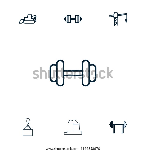 Heavy Icon Collection 7 Heavy Outline Stock Vector (Royalty Free ...