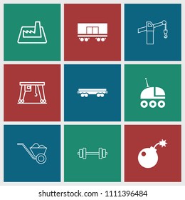 Heavy Icon Collection 9 Heavy Filled Stock Vector (Royalty Free ...