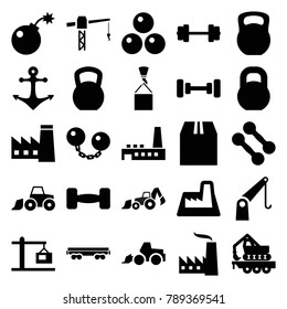 Heavy Icons Set 25 Editable Filled Stock Vector (Royalty Free ...