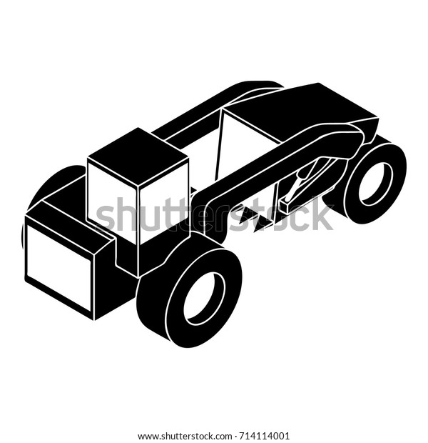 Heavy Load Truck Icon Simple Illustration Stock Vector (Royalty Free ...