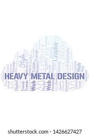 Heavy Metal Design Word Cloud Wordcloud Stock Vector (Royalty Free ...