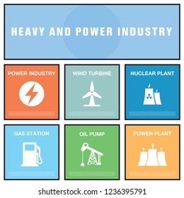 Heavy Power Industry Concept Stock Vector (Royalty Free) 1236395791 ...