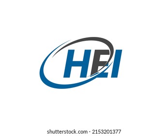 Hei Letter Creative Modern Elegant Swoosh Stock Vector (Royalty Free ...