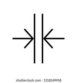 Height Width Area Sizethickness Dimension Icon Stock Vector (Royalty ...