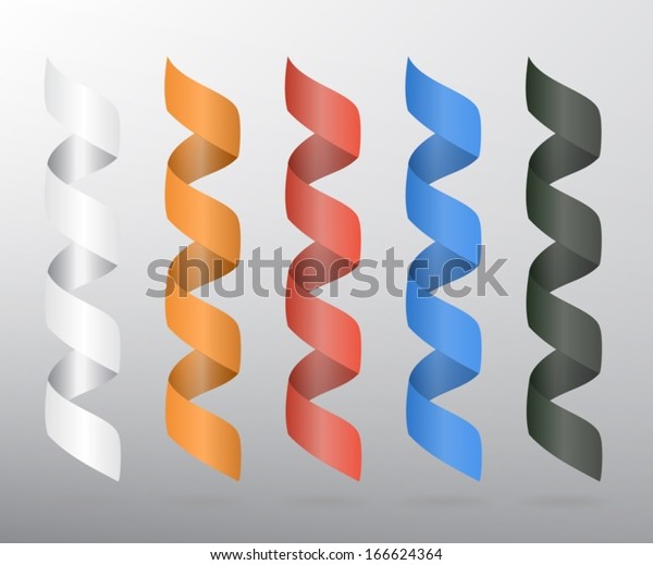 Helical Ribbons Element Celebratory Design: เวกเตอร์สต็อก (ปลอดค่า ...