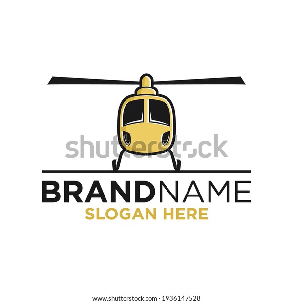 Helicopter Logo Design Template Inspiration Vector Stock Vector ...