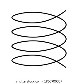 Helix Graph On White Background Stock Vector (Royalty Free) 1960900387 ...