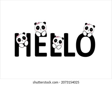 4,888 imágenes de Panda lettering - Imágenes, fotos y vectores de stock ...