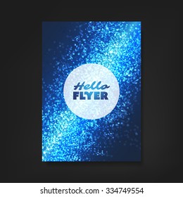 Hello Flyer Flyer Card Cover Design Stock Vector (Royalty Free ...