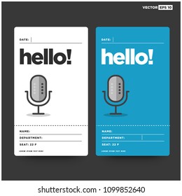 680 Mic tag Images, Stock Photos & Vectors | Shutterstock