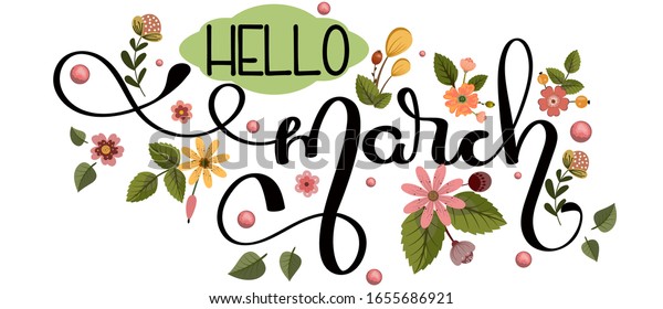 4,446 imágenes de Hello march calligraphy - Imágenes, fotos y vectores ...